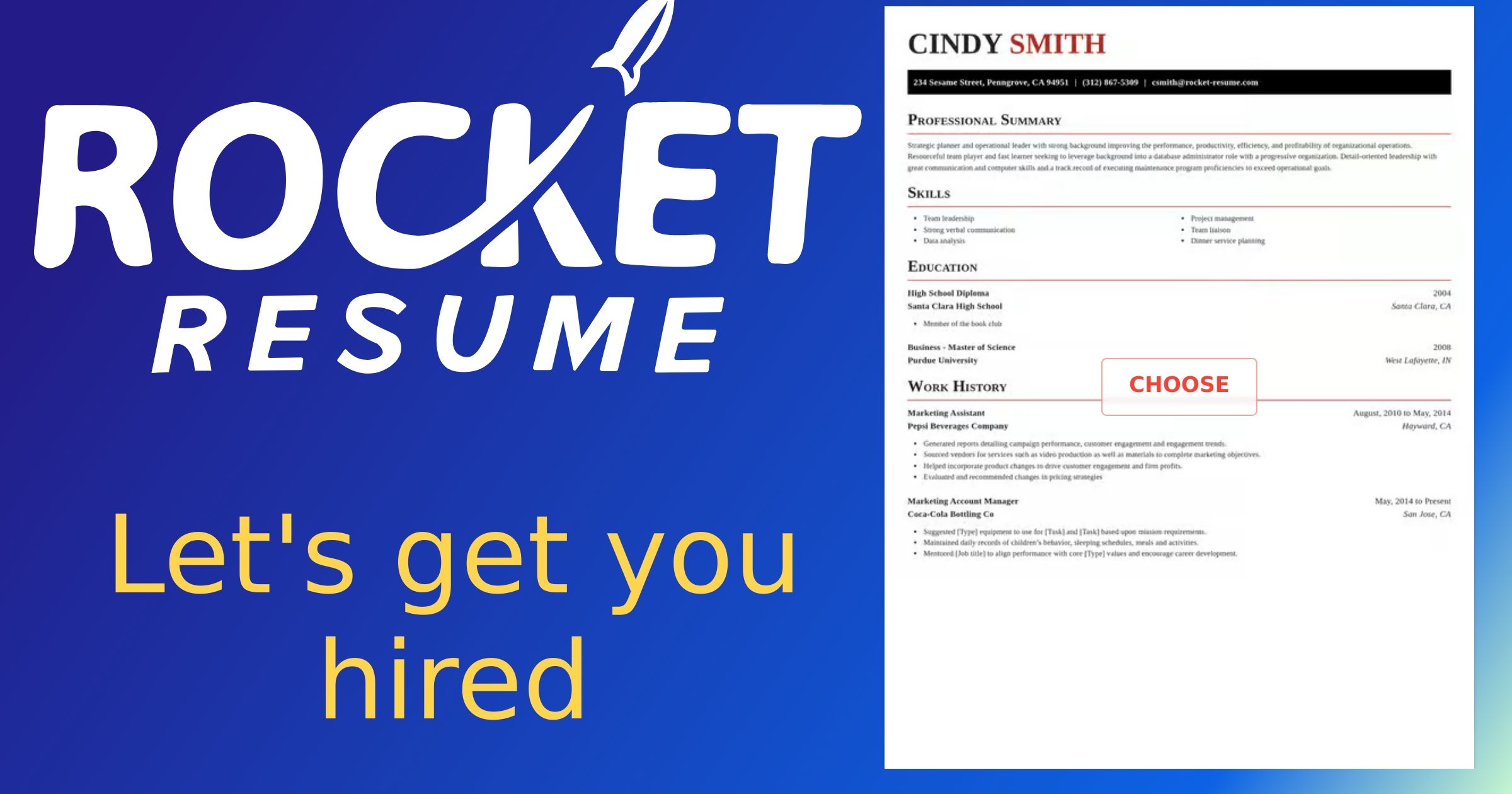 Rocket Resume