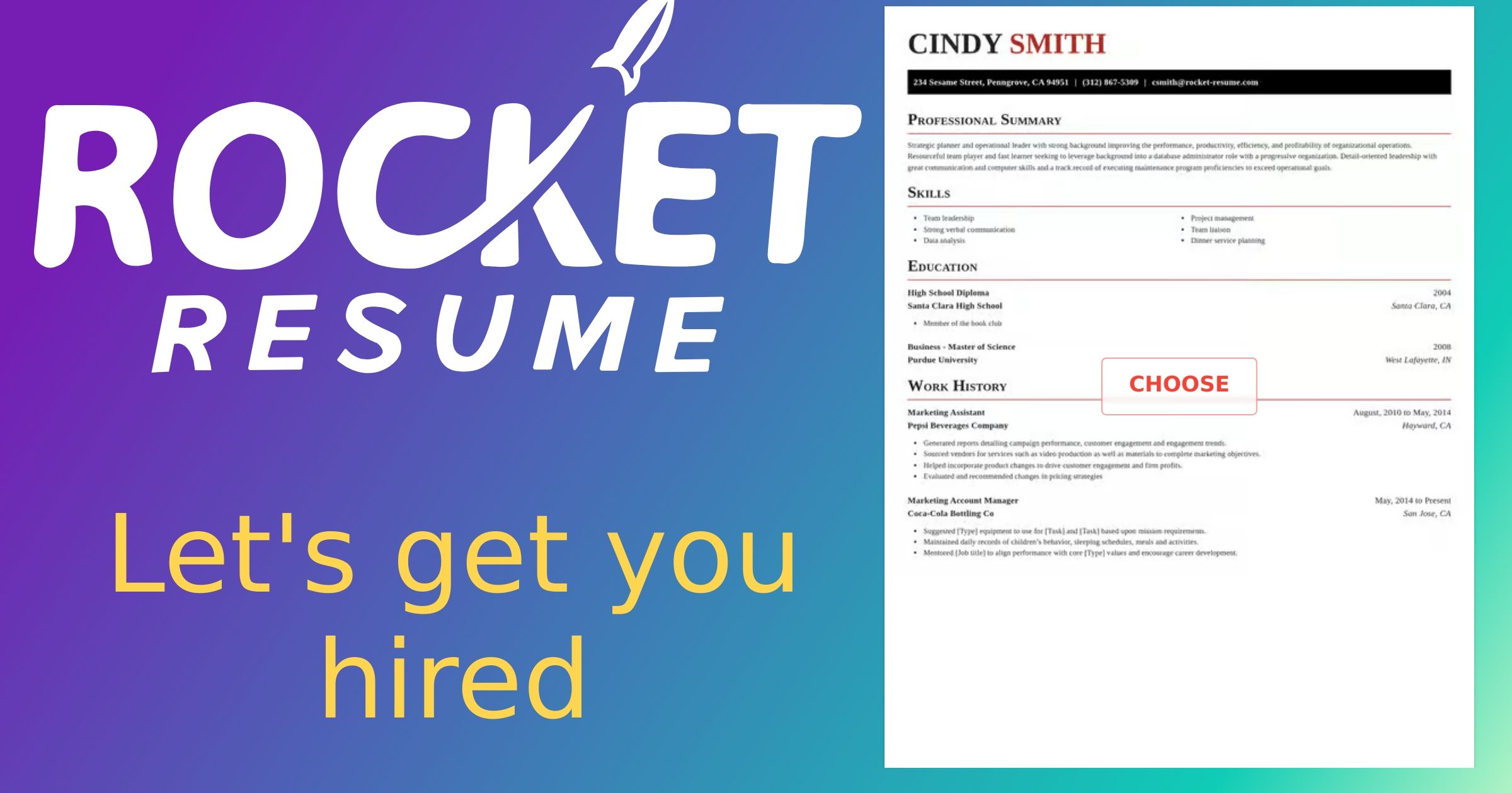 Chanel Counter Manager CV Builder | Rocket Resume