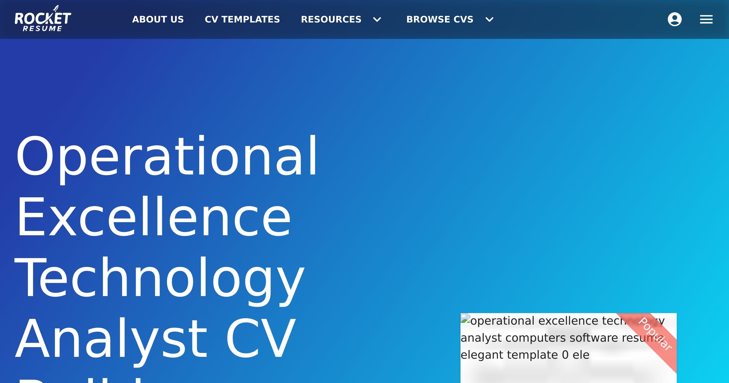 Rocket Resume