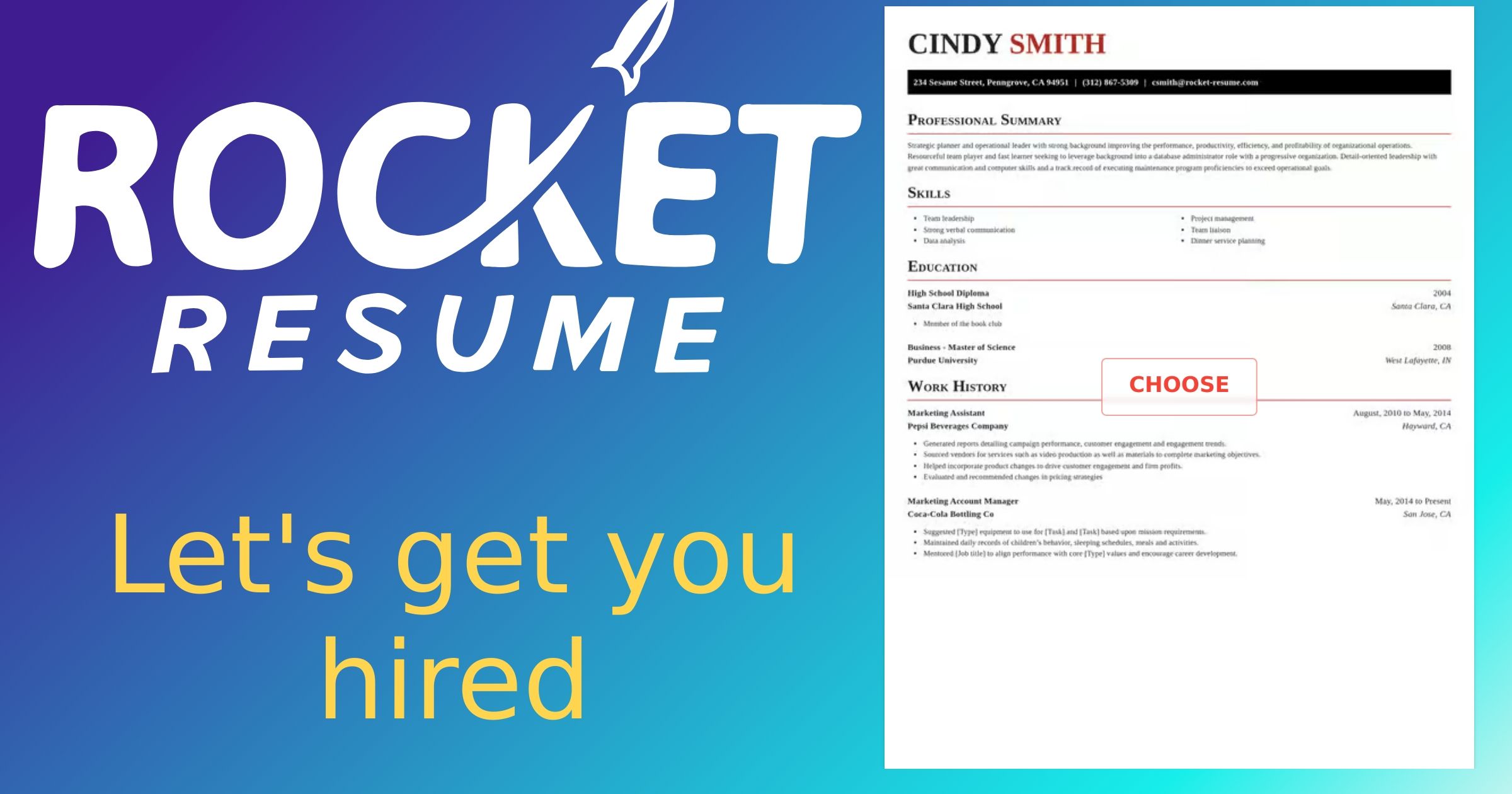 Rocket Resume