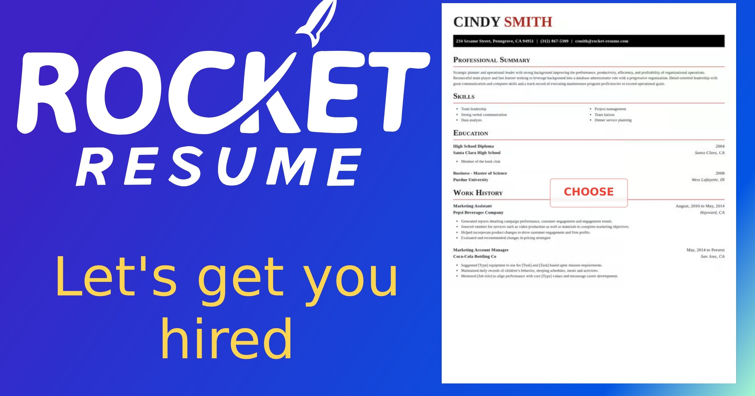 Local Area Manager CV Builder | Rocket Resume
