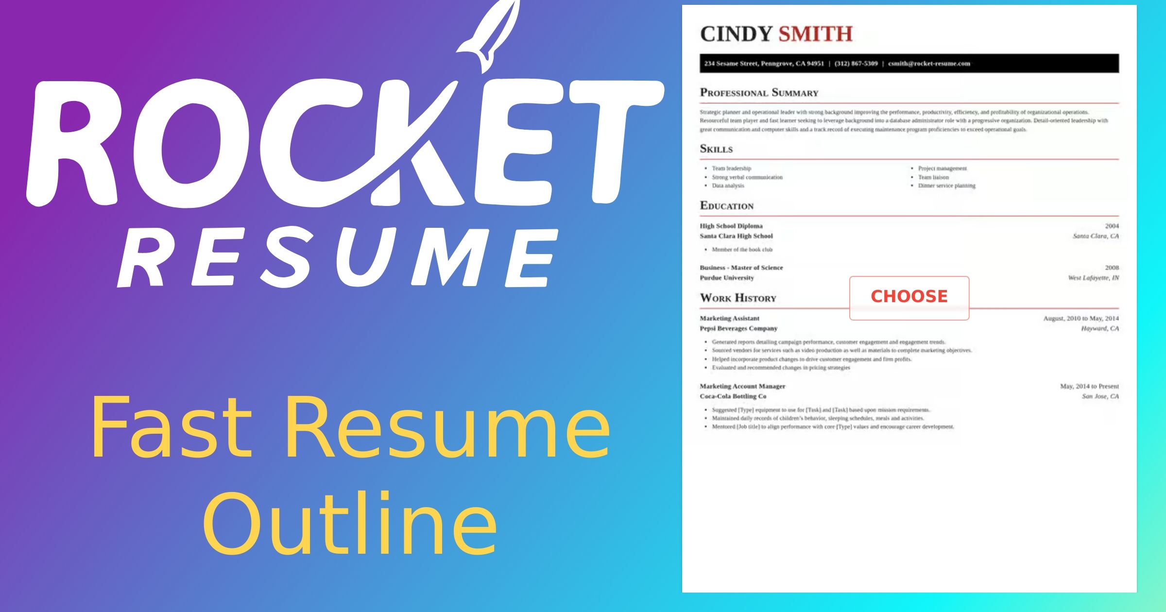 Build Your Resume, Free Templates & Examples | Rocket Resume