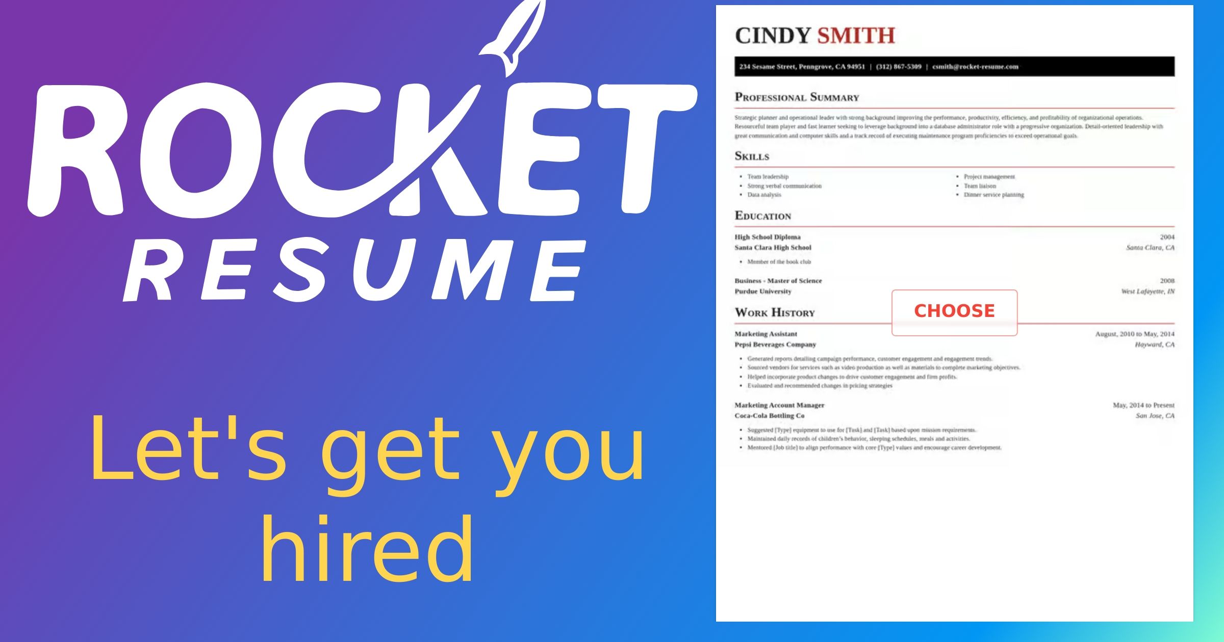 Rocket Resume