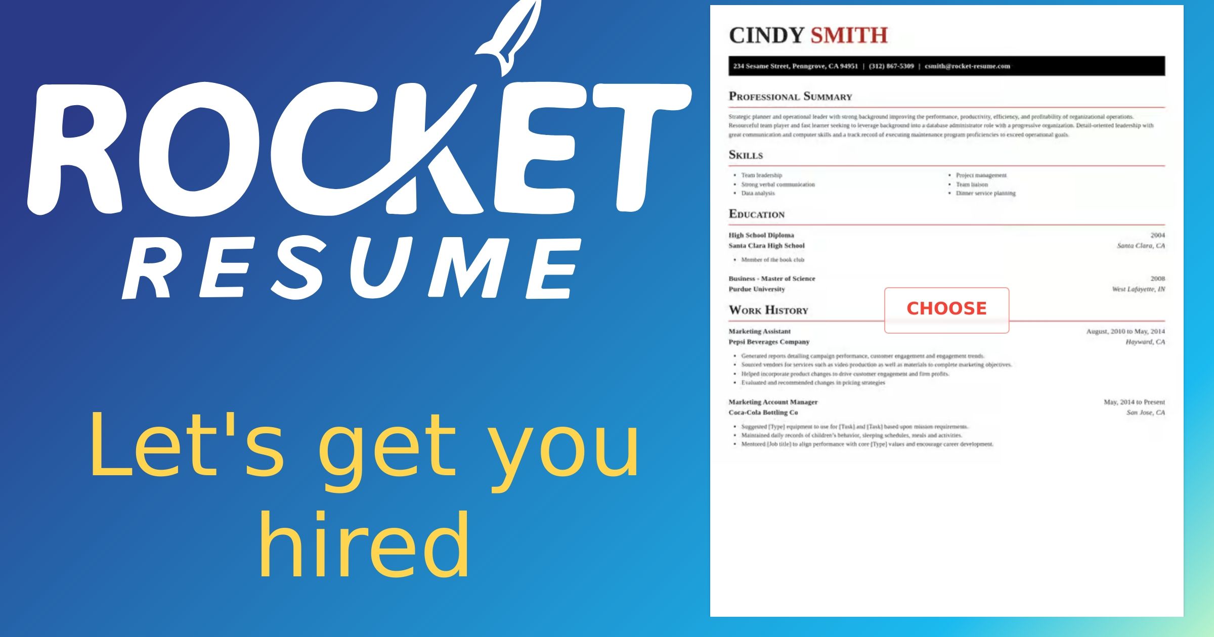 Rocket Resume