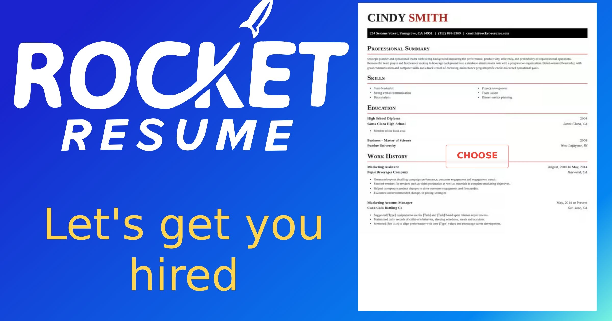 Student Life Coordinator Resume Creator | Rocket Resume