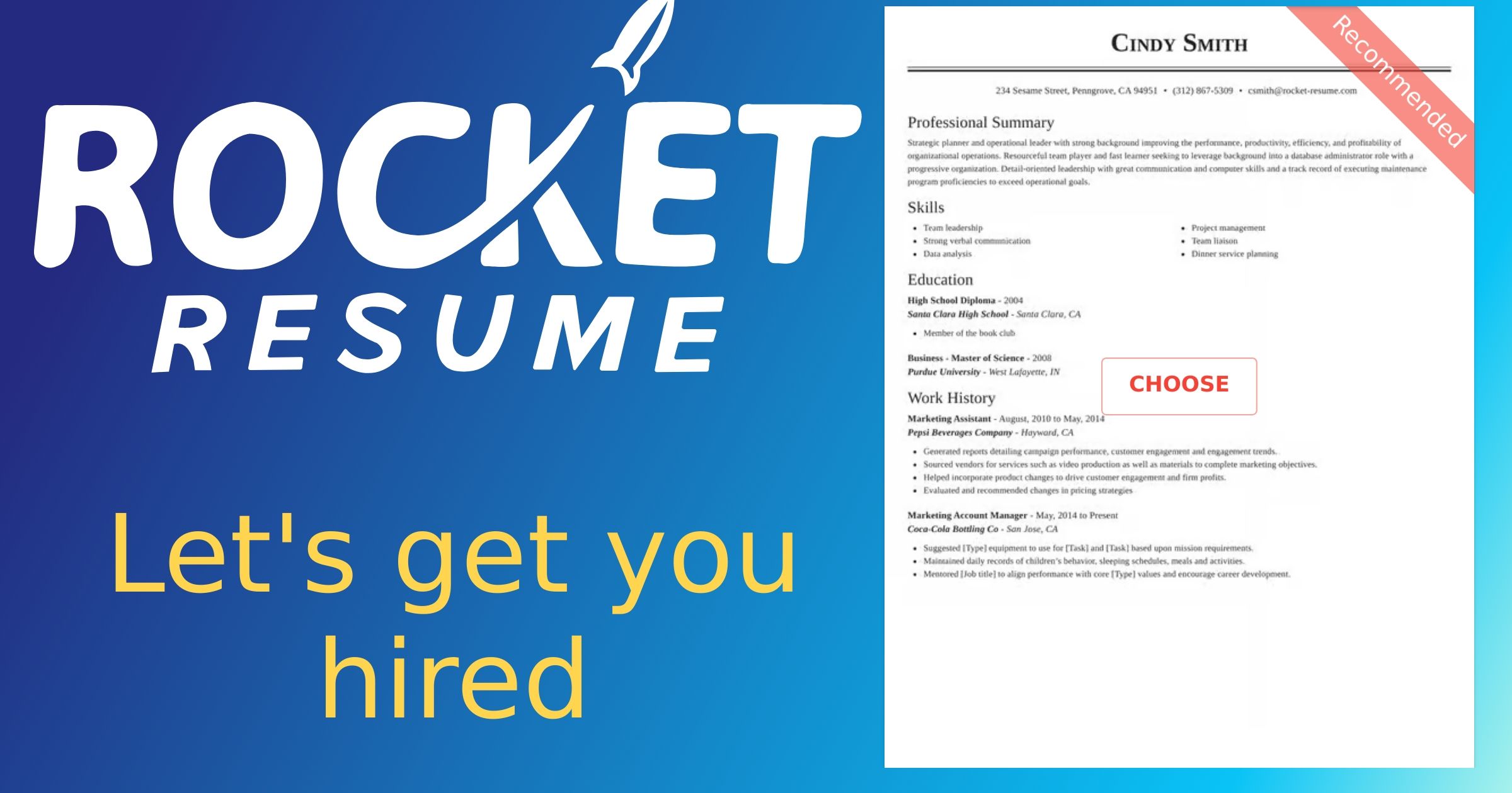 Rocket Resume