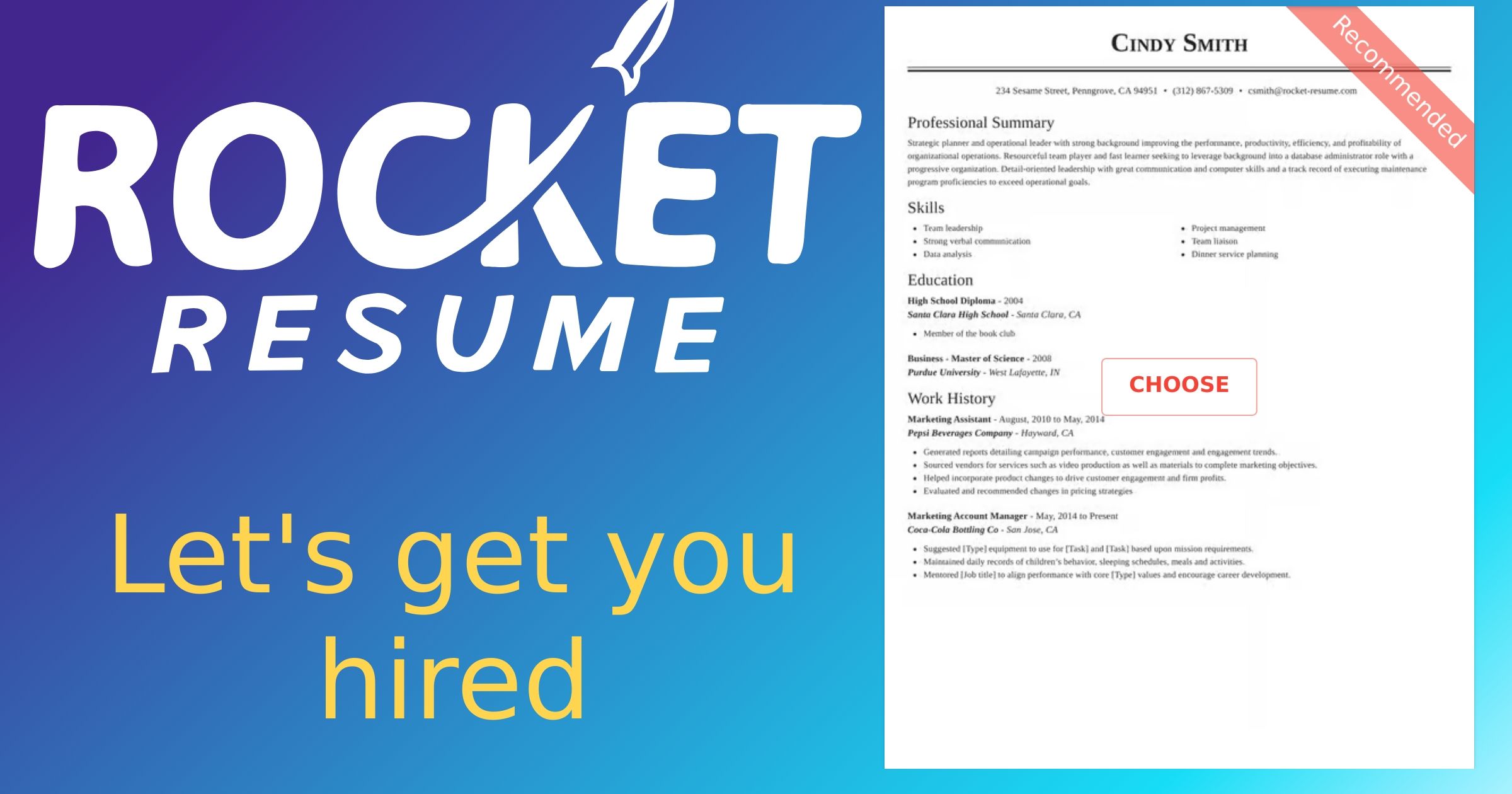 Call Receiver Resume Creator | Rocket Resume