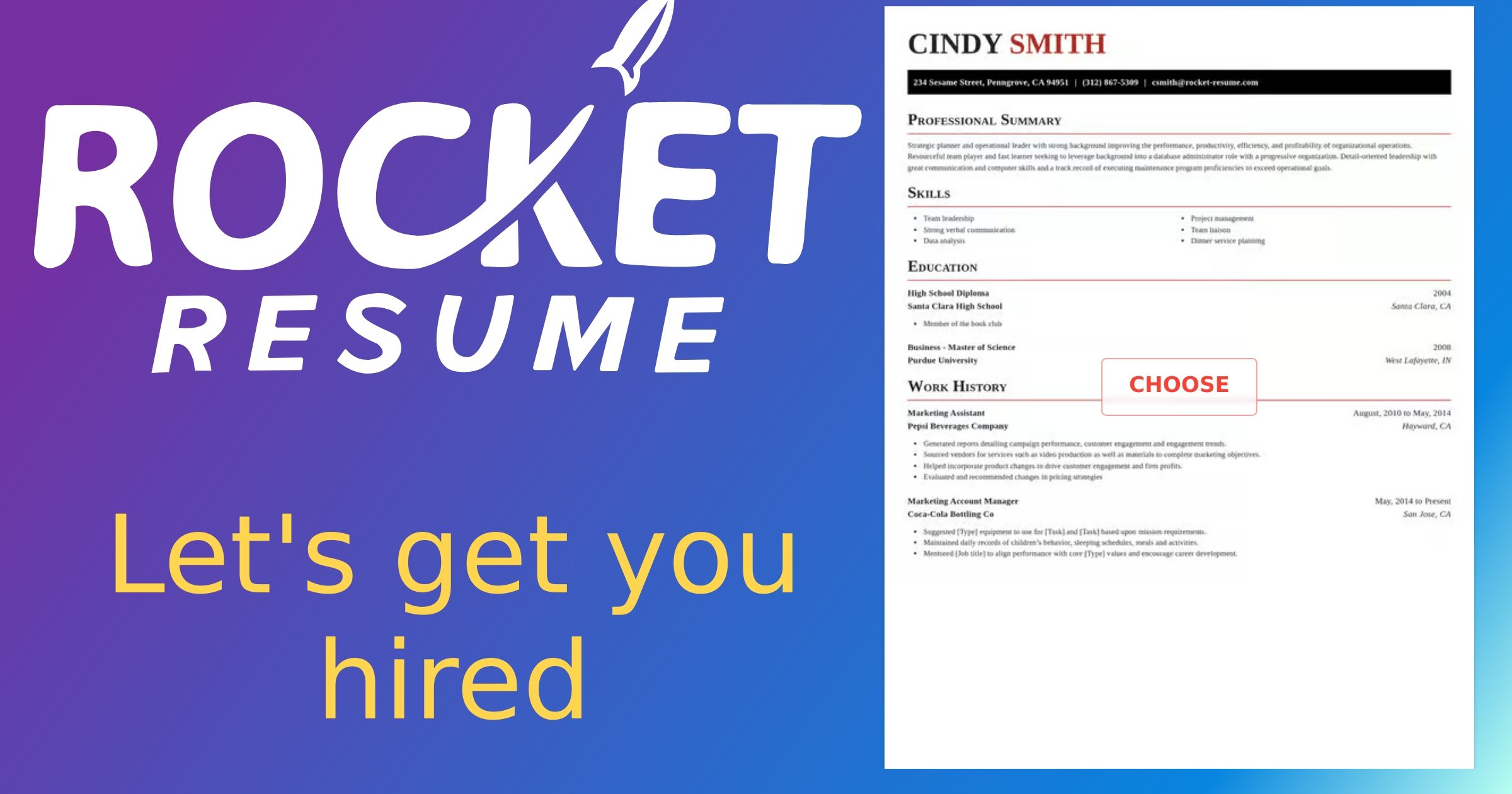 Rocket Resume