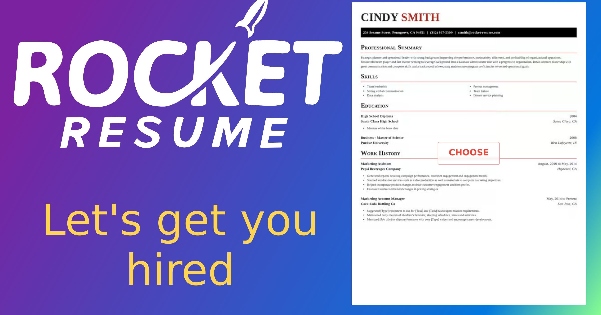 Rocket Resume