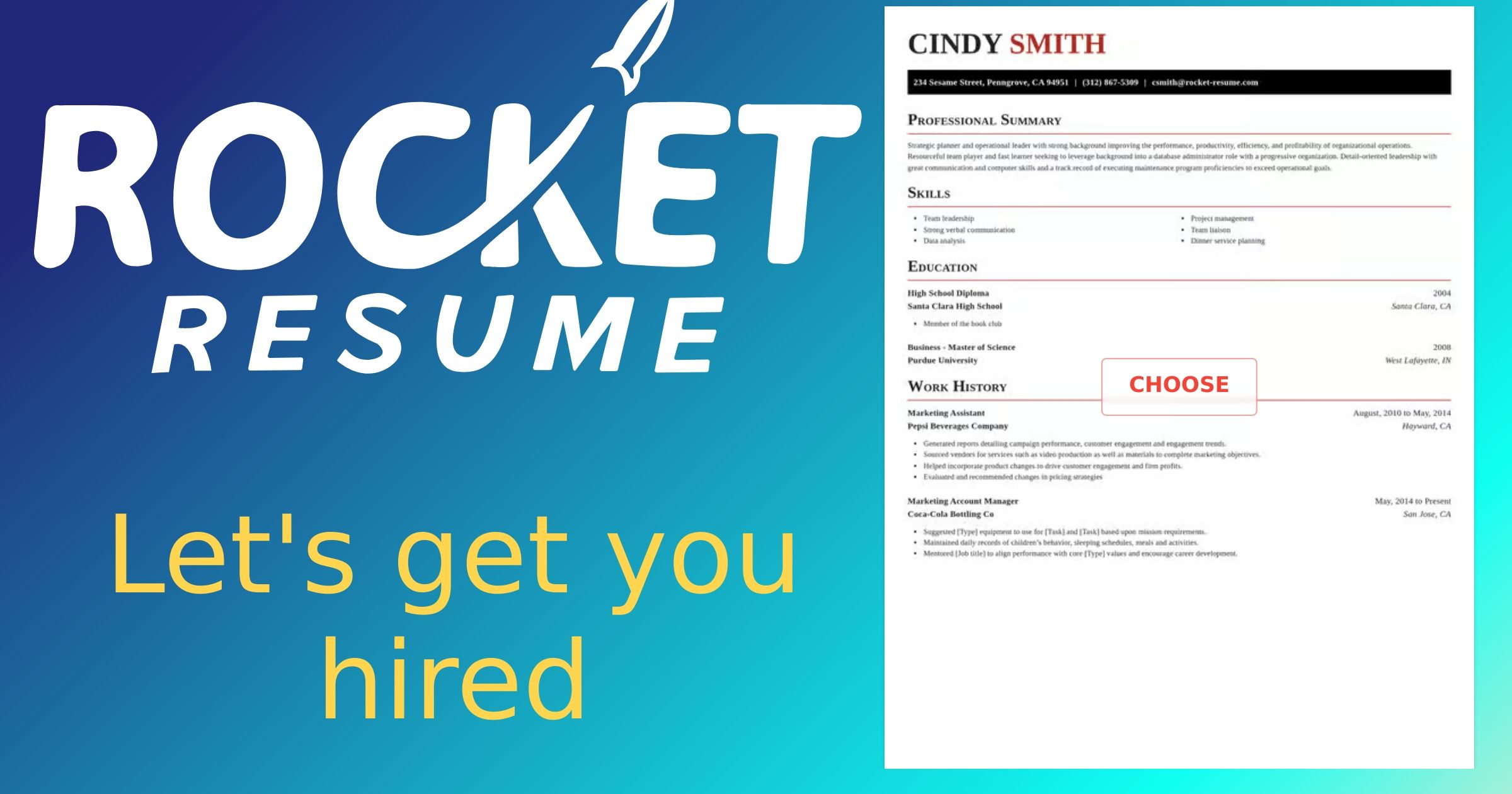 Rocket Resume