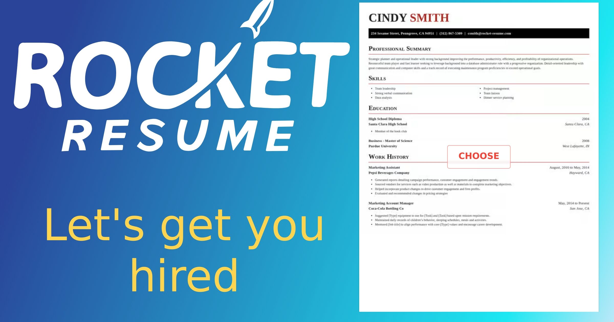 Rocket Resume