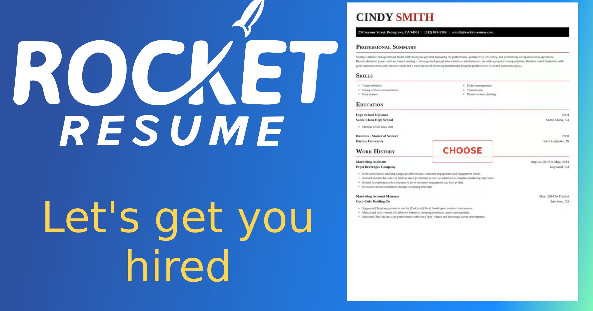 Lumber Sales Associate Resume Generator | Rocket Resume