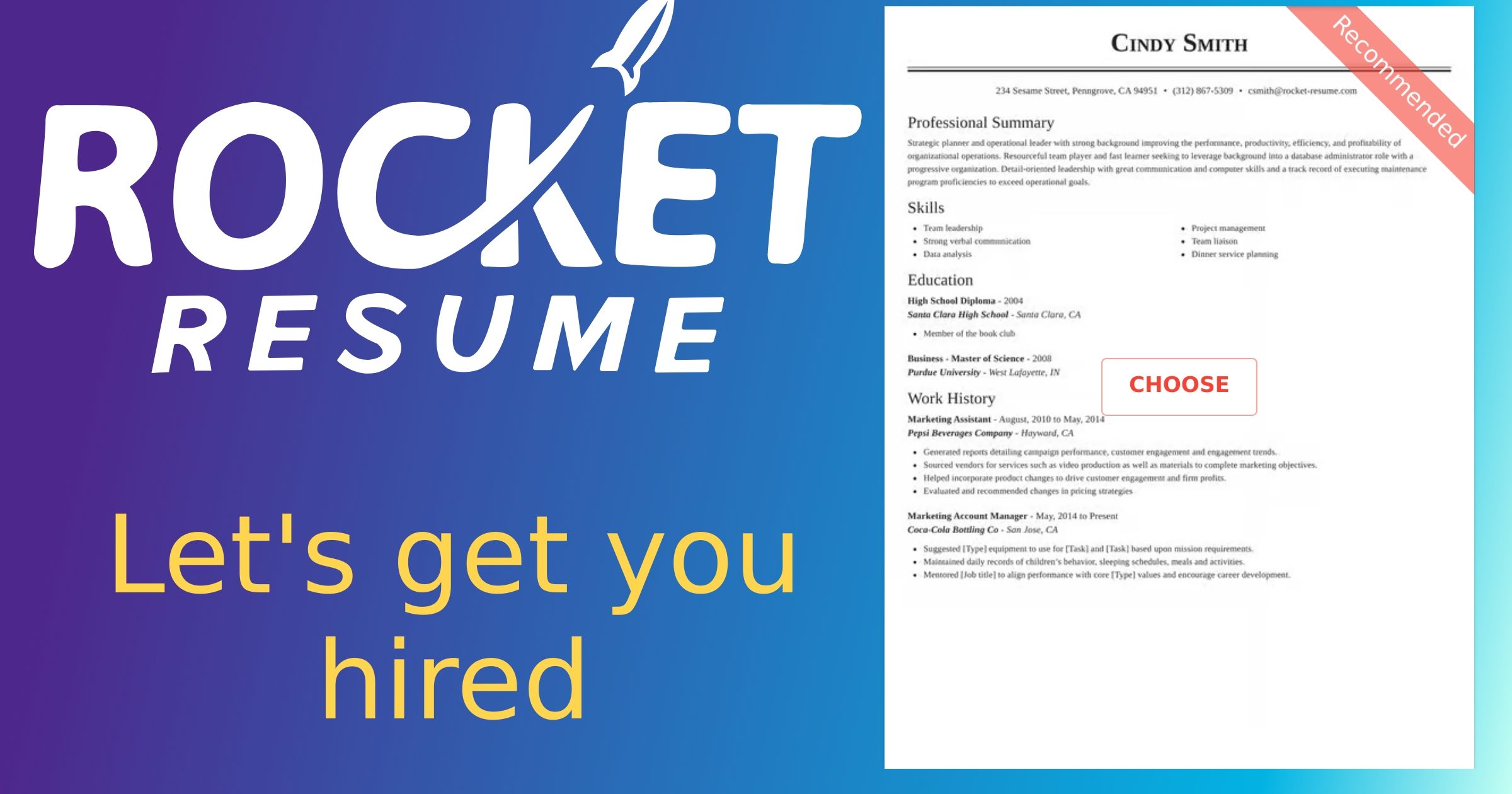 Pediatric Resident Resume Generator | Rocket Resume