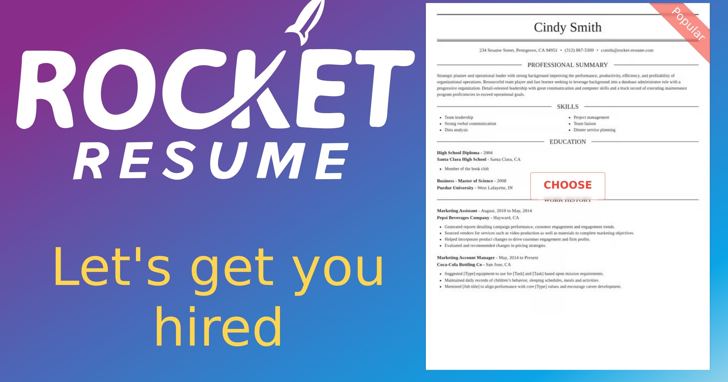 Rocket Resume