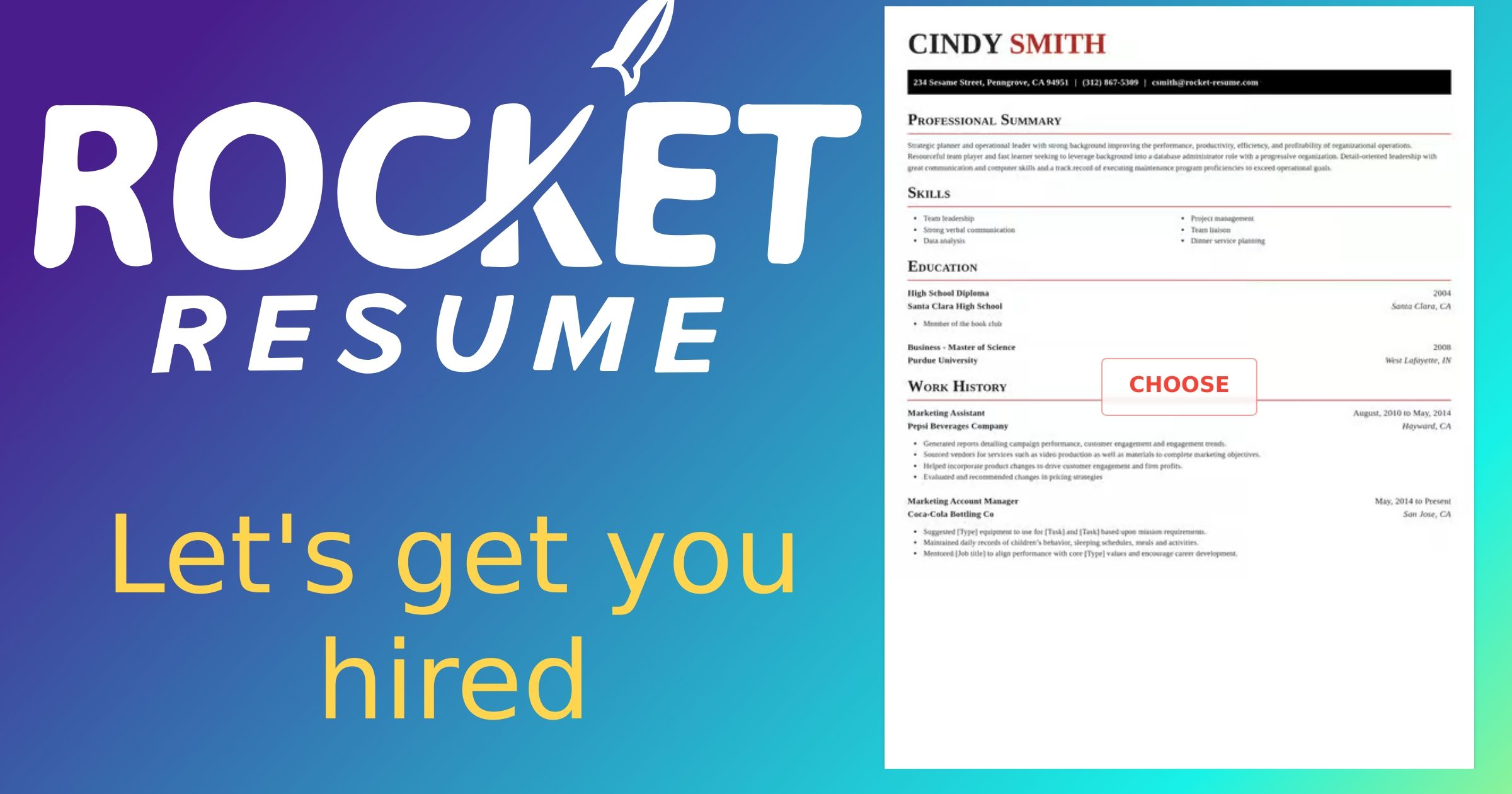 Senior Cabin Crew Resume Creator | Rocket Resume