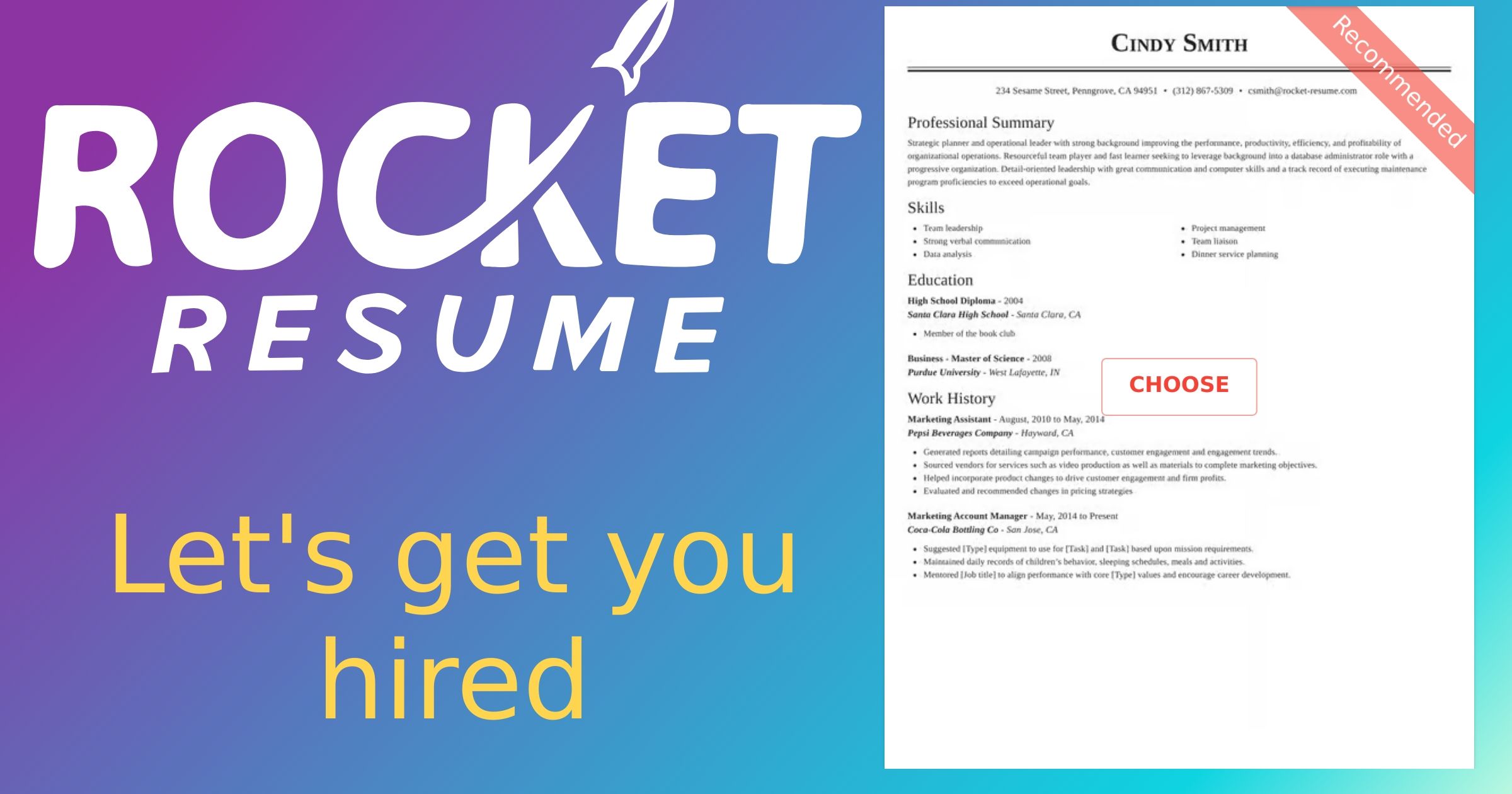 Social Director Resume Writer | Rocket Resume