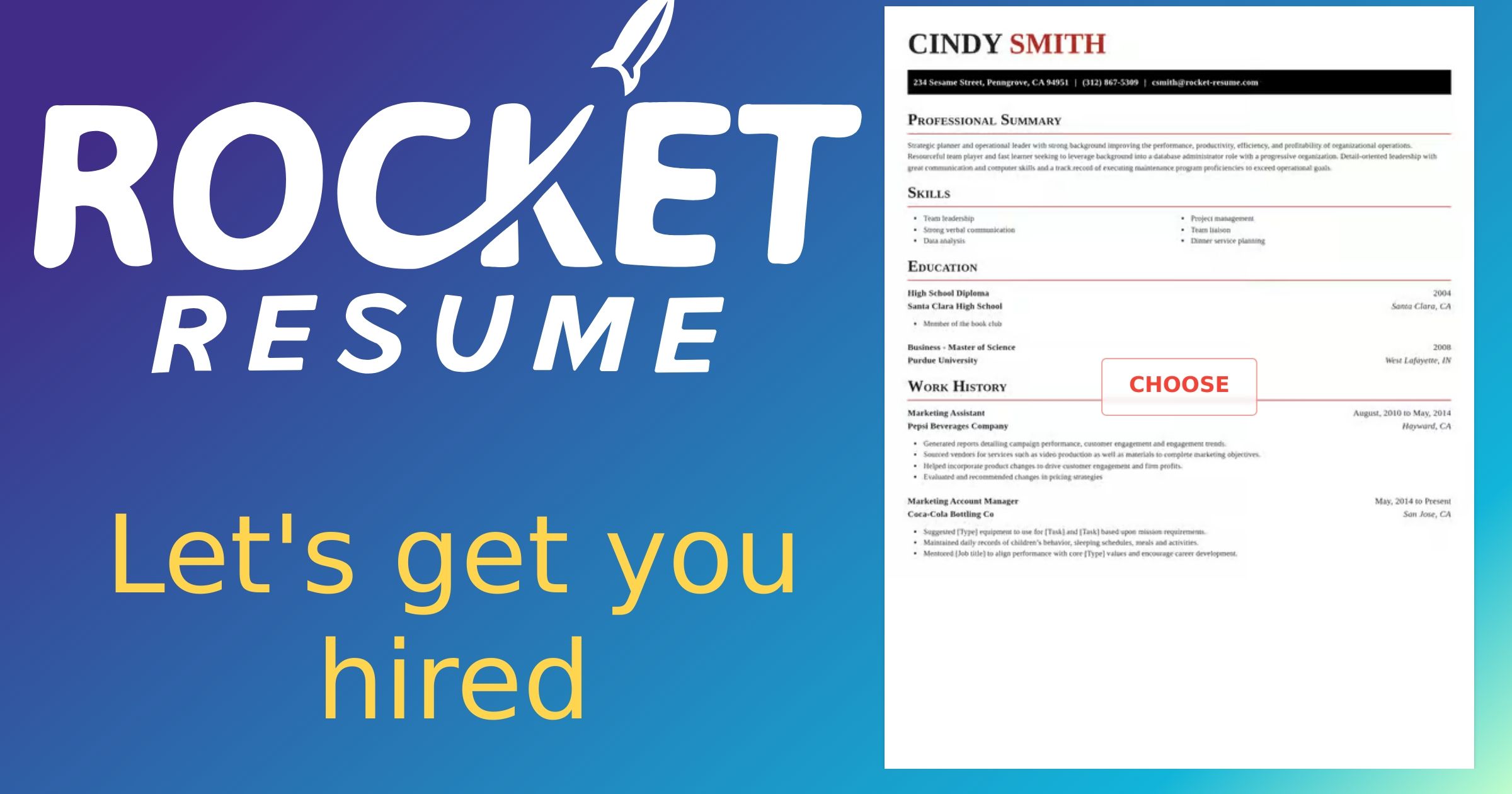 Rocket Resume
