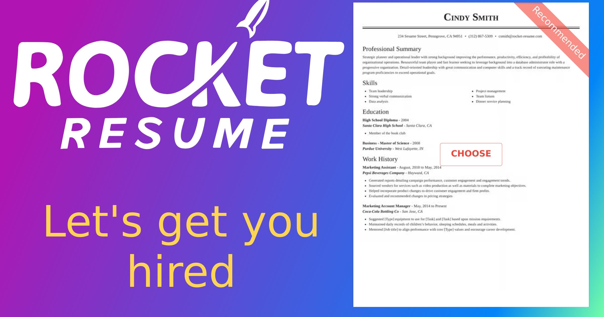 Take Operator Resume Creator | Rocket Resume
