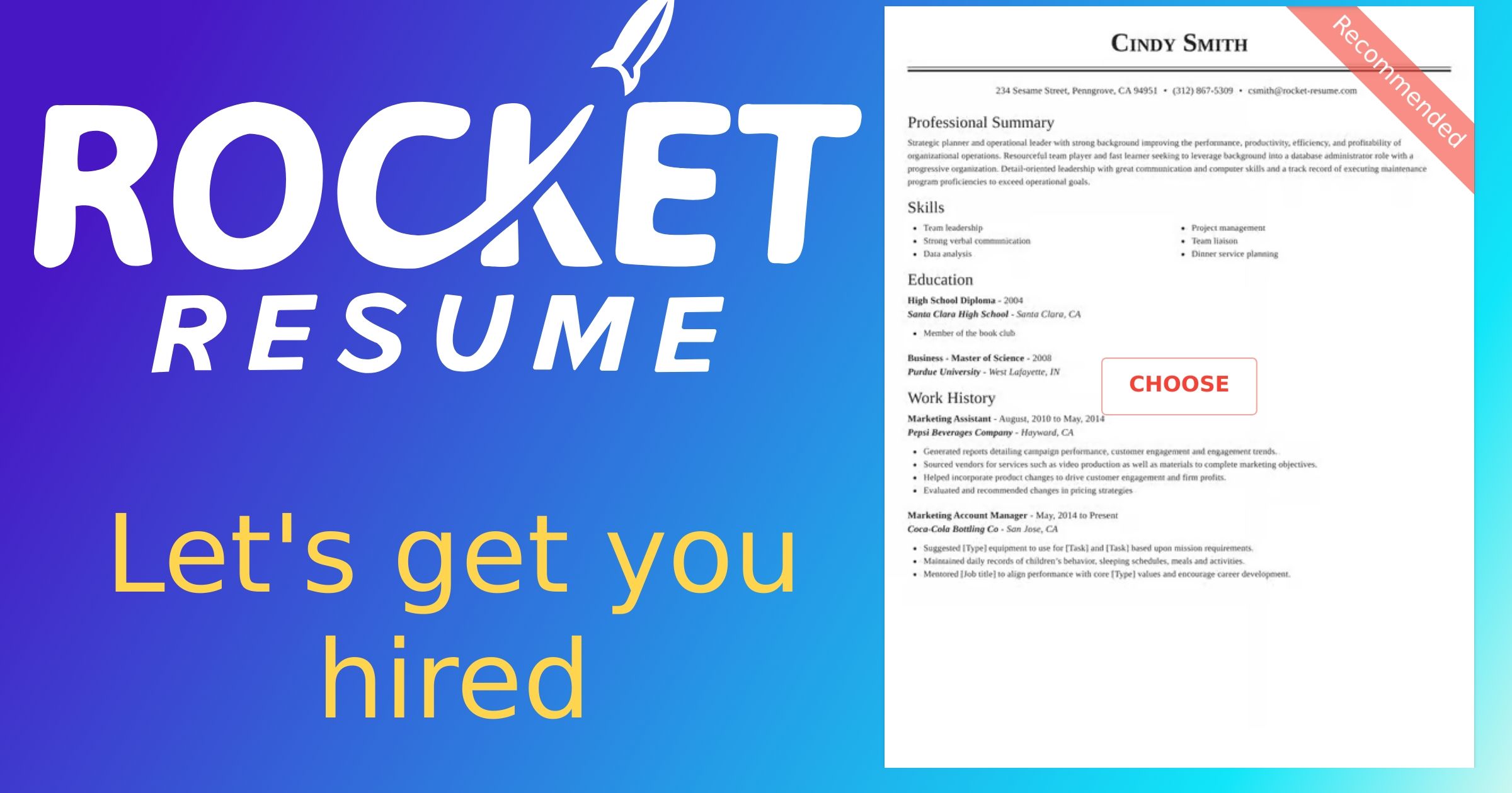 Rocket Resume